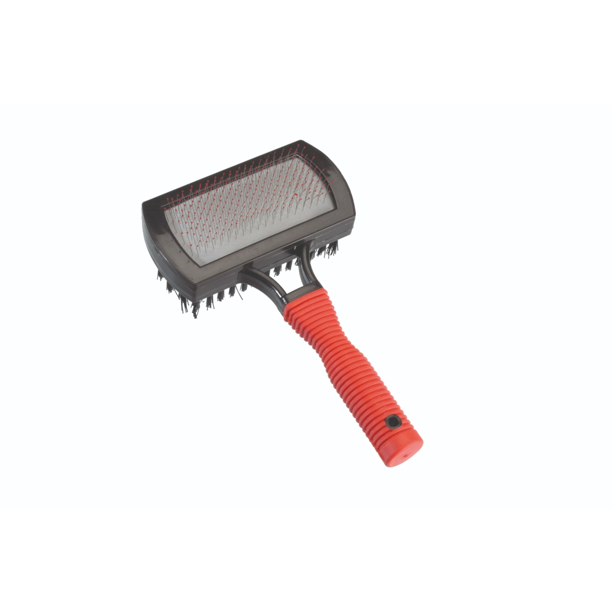Plastic Double Slicker Brush with “Soft Grip” Handle | Velocity