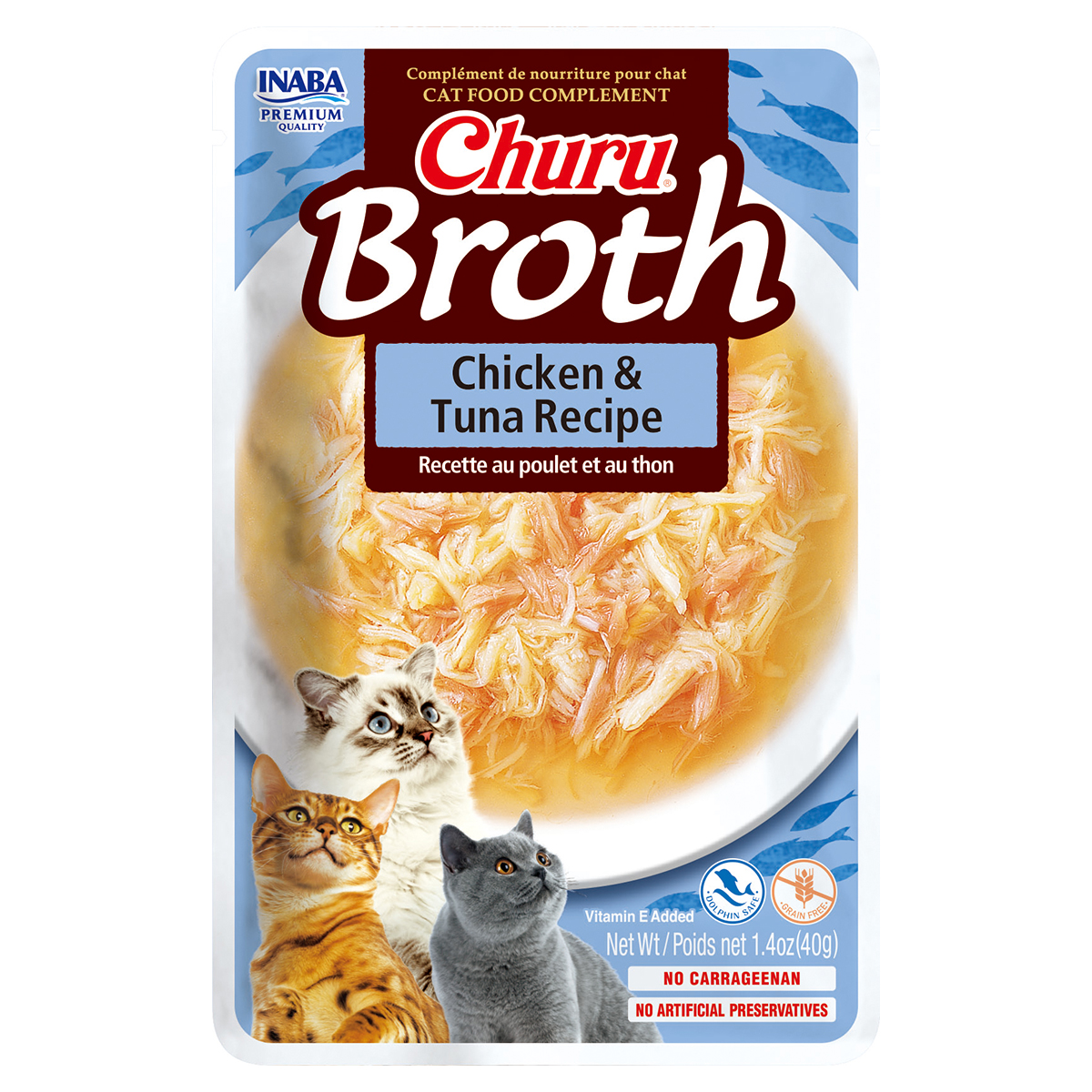 Inaba Churu Broth Chicken & Tuna Recipe 40g | Velocity