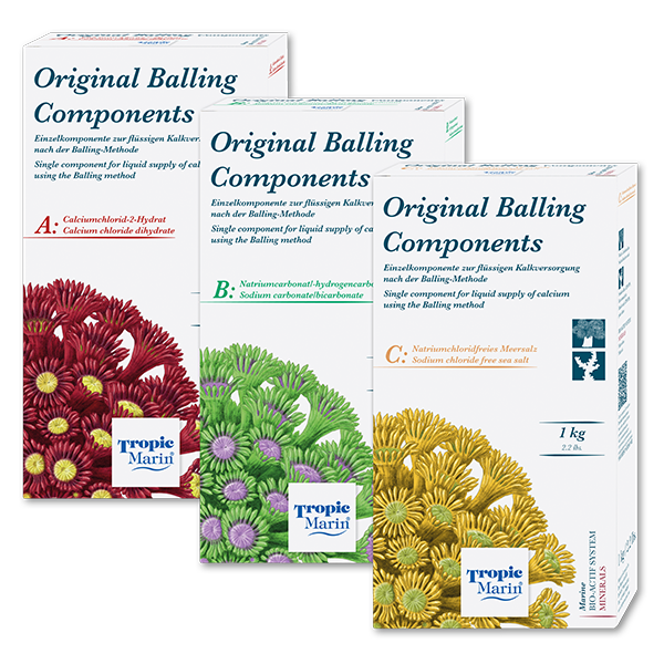 Tropic Marine Original Balling Components Set ABC 3 x 1 kg / 3 x 35.3 ...