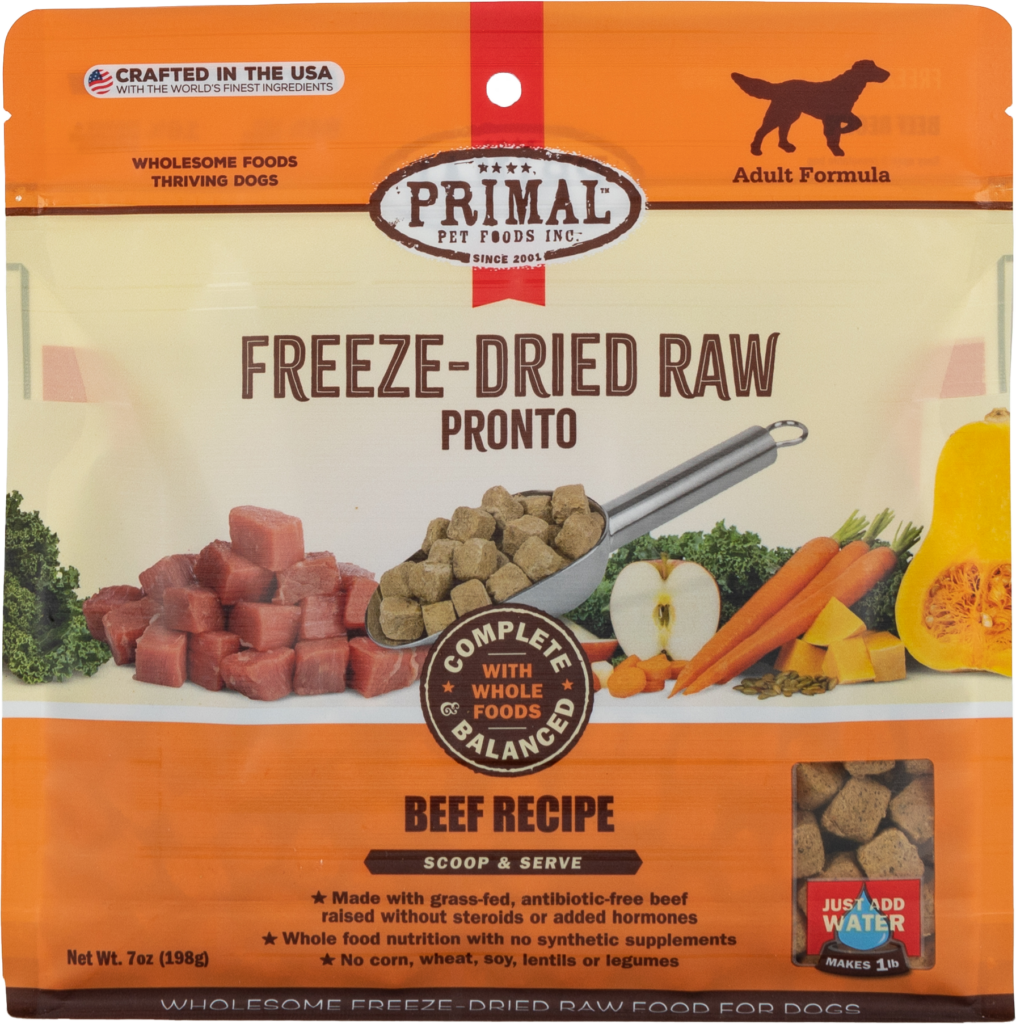 Primal Canine Beef Pronto – 7 oz | Velocity