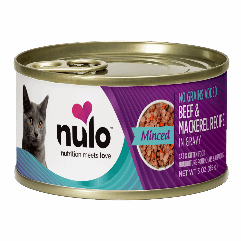 Nulo Cat Minced Beef & Mackerel 3 oz Can | VelocityVelocity